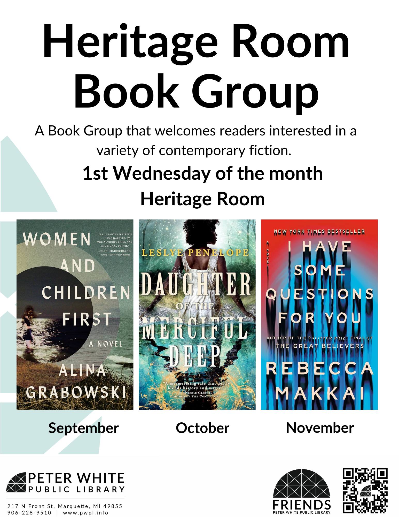Book Groups - Peter White Public Library